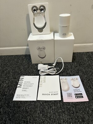 NuFACE Mini Starter Kit Facial Toning Device White, Open Box New | eBay