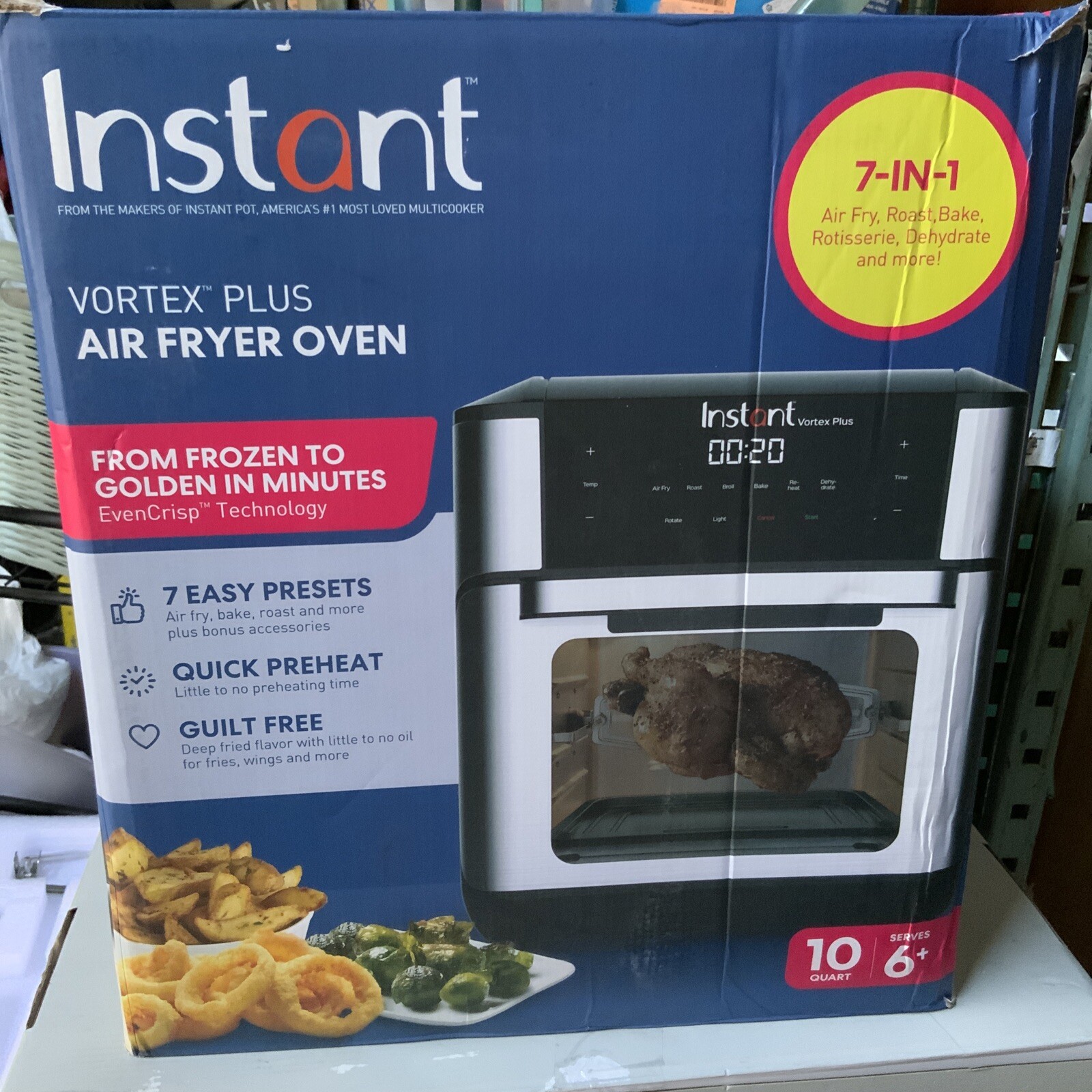 📀 Instant Vortex Plus 7-in-1 Digital Air Fryer Oven(10 Quart)*Read ...