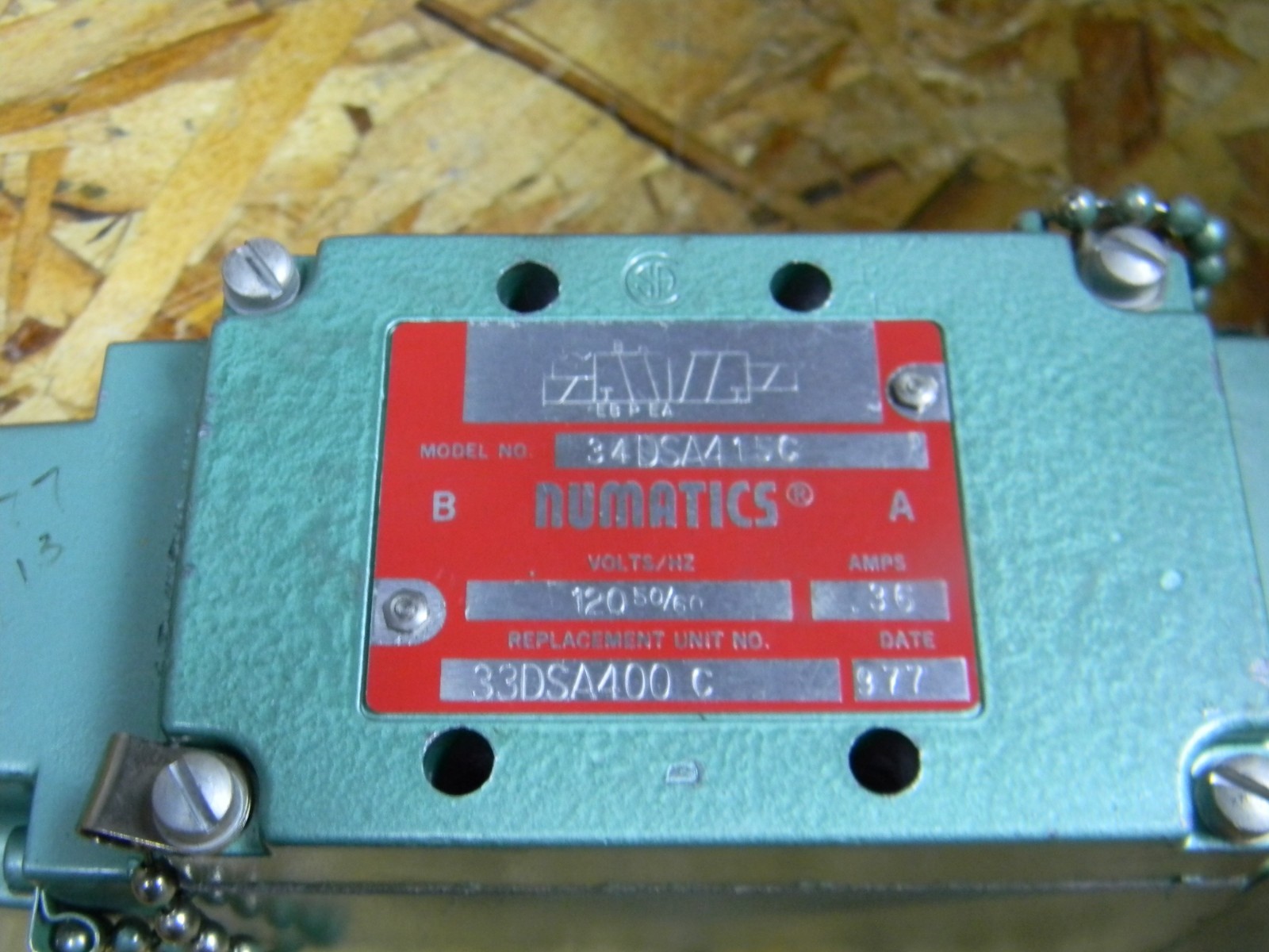 Numatics Solenoid Valve Model No.34dsa415c NOS | eBay
