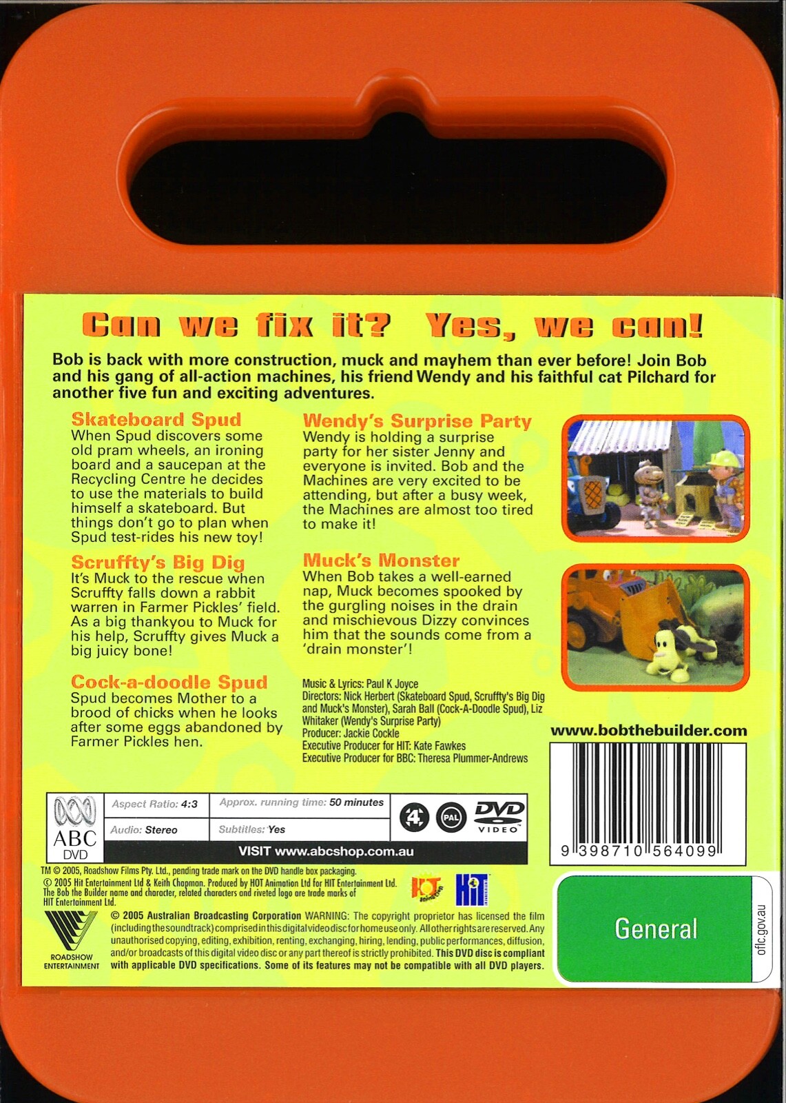 Bob the Builder-Skateboard Spud (DVD, 2003) for sale online | eBay