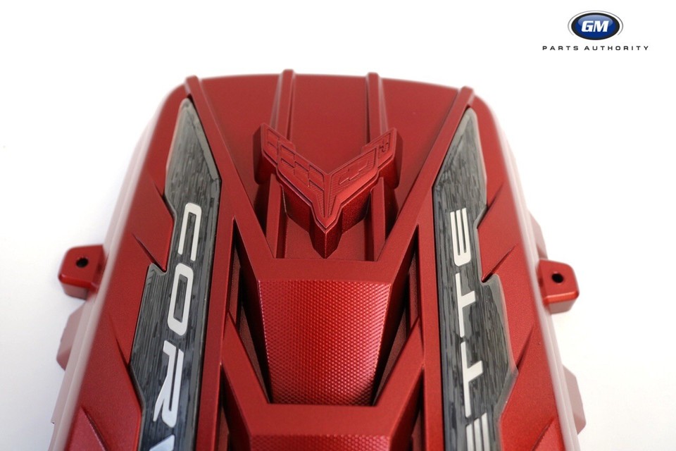 2020-2025 Chevrolet Corvette C8 6.2L Engine Cover 12697368 Edge Red OEM ...