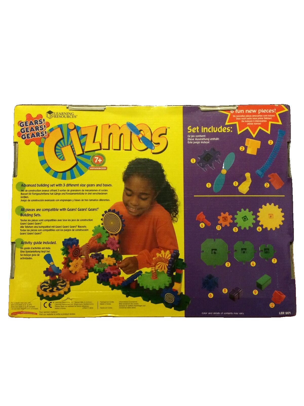 Learning Resources Gizmos Building Set Gears L2 for sale online | eBay