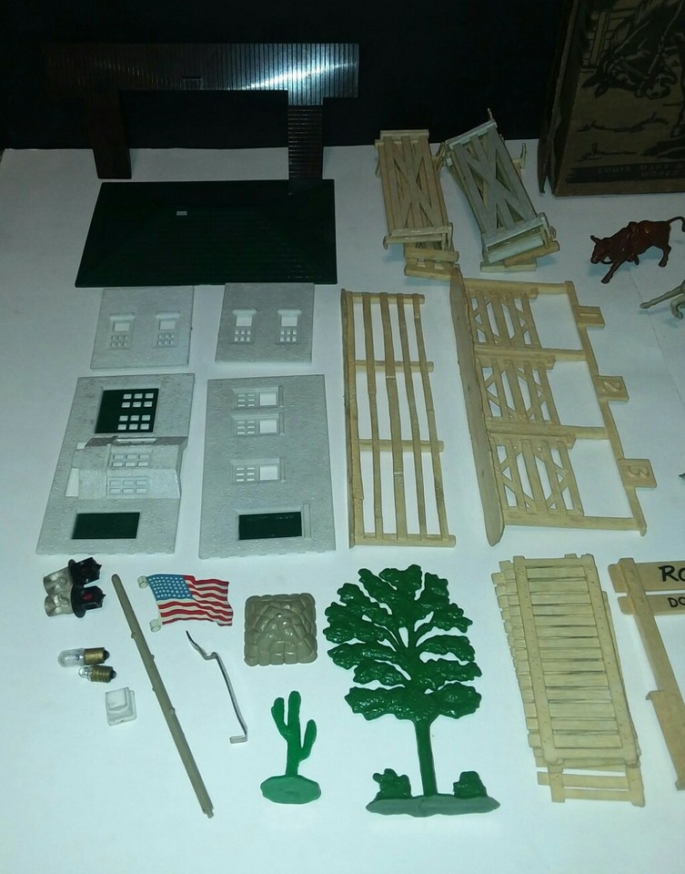 Marx Toys Roy Rogers Rodeo Set Playset #3690 Vintage | eBay