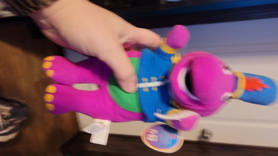 Barney plush toy, Band conductor/parade leader, collector condition ...