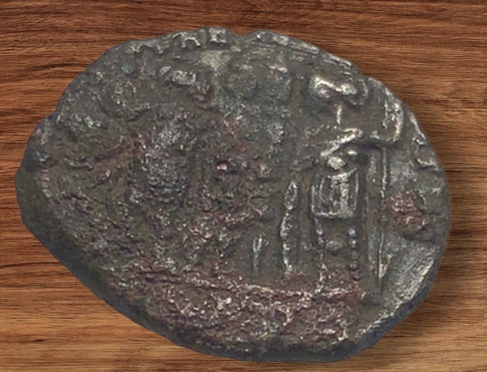 Ancient Roman coin - Emperor Valens & Two Soldiers w/ Two Standards ...