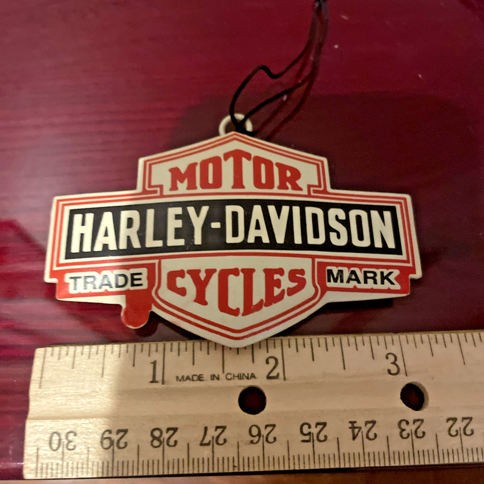 2 Harley-Davidson Christmas Ornaments Unbranded & 2000 Hallmark Fat Boy ...