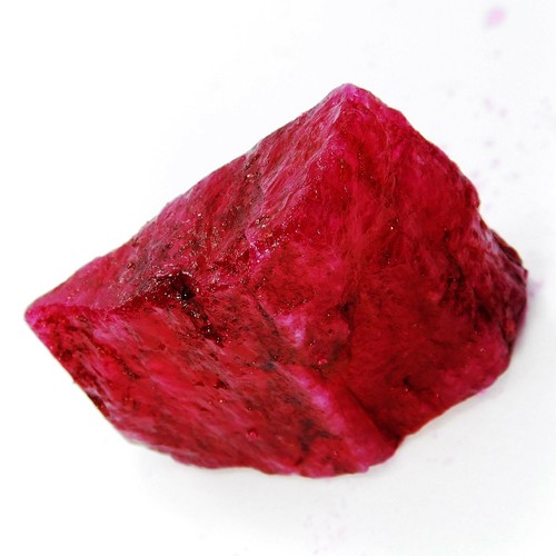 489 Ct Red Ruby Dyed Rough Earth Mined Certified Loose Gemstone | eBay
