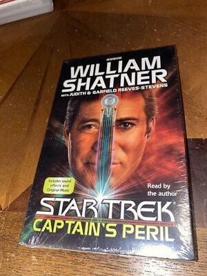 Star Trek: Captain's Peril Audio, Cassette by William Shatner NEW ...