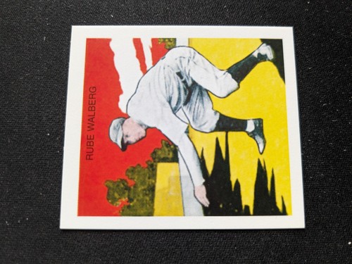 1933 Tattoo Orbit Reprint Baseball Card # Rube Walberg - Philadelphia A ...
