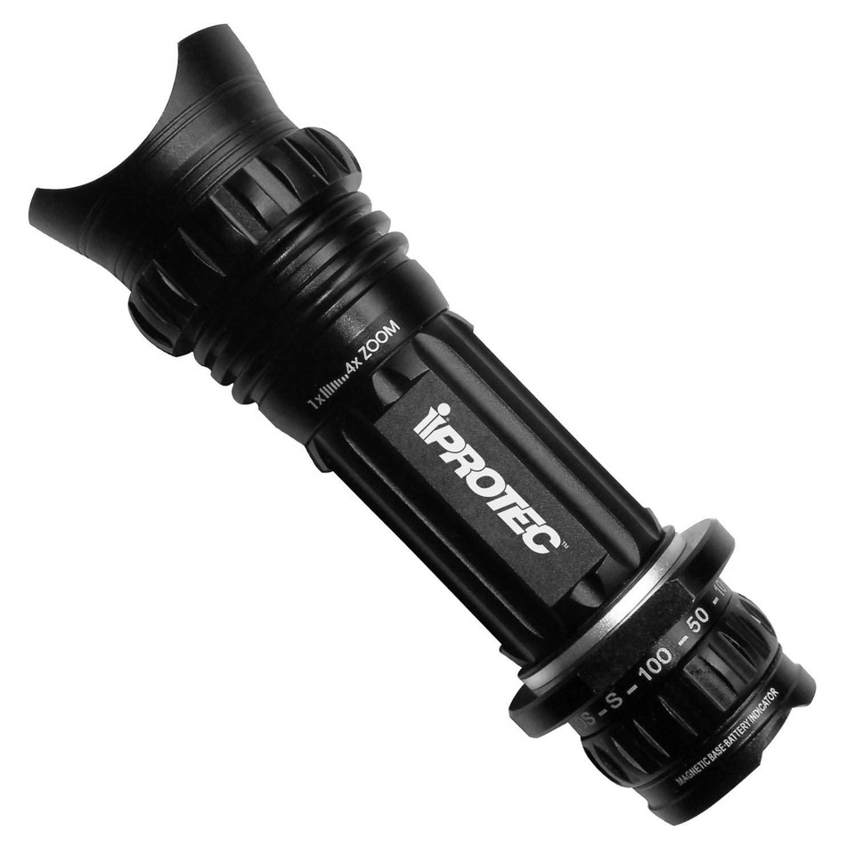 LED-Taschenlampe iPROTEC Pro 280 Lite Aluminium, schwarz Neu (T11) | eBay