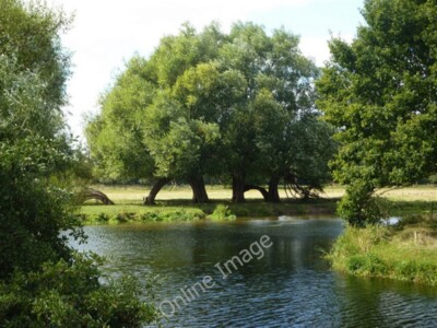 Photo 6x4 Tree lined curve of the River Stour Dedham The trees are ...