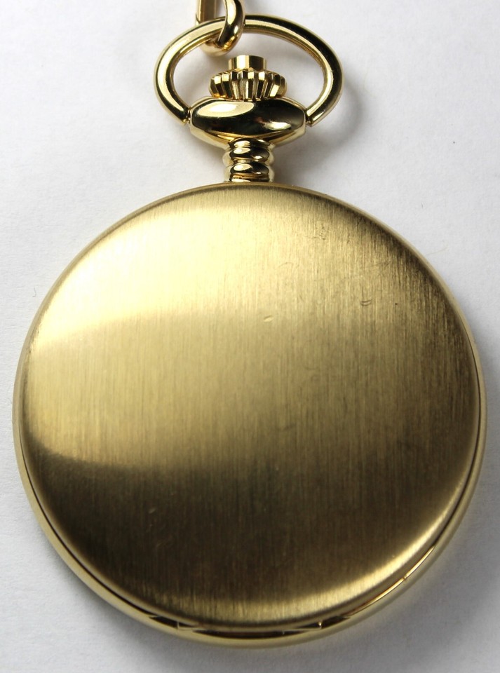 Colibri Skeleton Dial 47mm Pocket Watch w/ Hunter Case & Chain - Runs ...