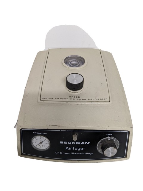 Beckman Coulter Airfuge Air-driven Ultracentrifuge Centrifuge Lab ...
