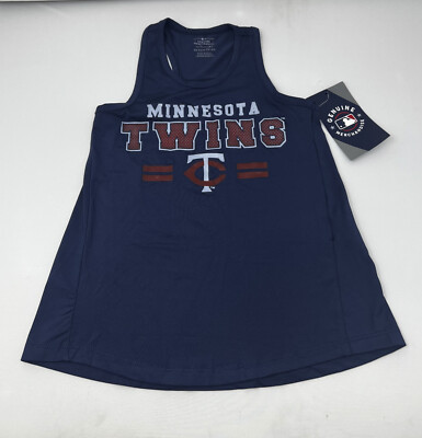 MINNESOTA TWINS BASEBALL Gen Merch GIRLS TANK BLUE XL 14/16 (264) | eBay