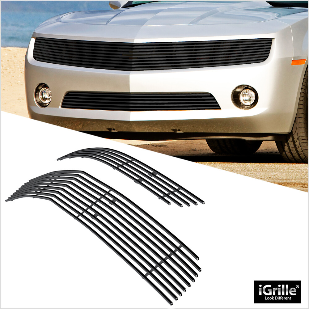 Fits 2010-2013 Chevy Camaro LT/LS V6 Phantom Stainless Black Billet ...