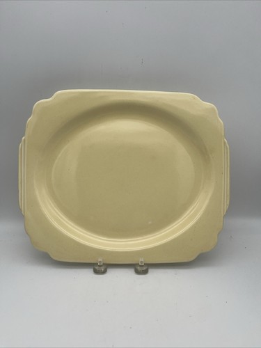 Fiestaware Riviera Vintage Ivory Oval Well 11-inch Platter Fiesta Circa ...
