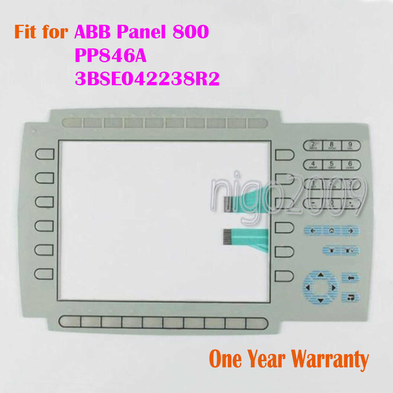 for ABB Panel 800 PP846A 3BSE042238R2 Membrane Keypad Key Mask 1 Year Warranty | eBay