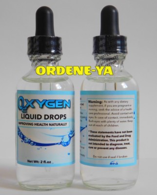 Oxygen Liquid Drops 2oz Health Naturally Stabilized Energy Health | eBay UK