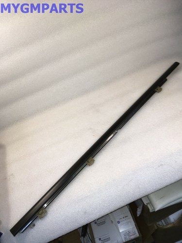 SILVERADO SIERRA BLACK DRIVERS DOOR WINDOW SWEEP MOLDING 2014-2019 NEW ...
