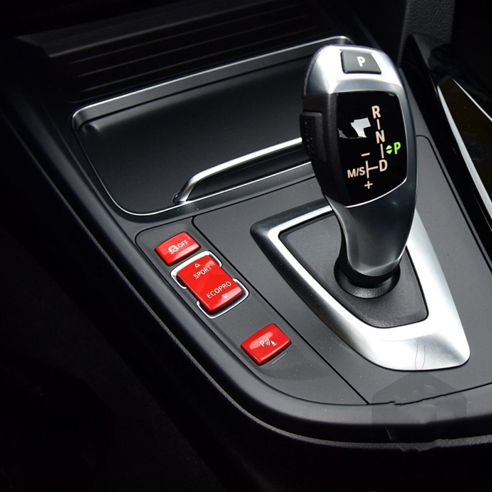 Shift Gear Panel Button Cover For BMW 1 2 3 4 Series F20 F22 F30 F32 ...