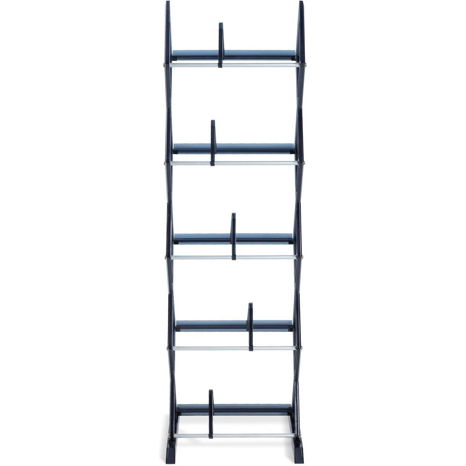5 Tier Media Shelf 90 DVD Tower Rack Game 130CD Display Organizer Stand ...