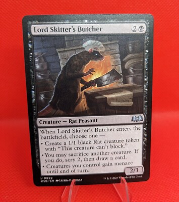 x4 MTG Lord Skitter's Butcher Playset 99 Wilds of Eldraine Magic 4x | eBay