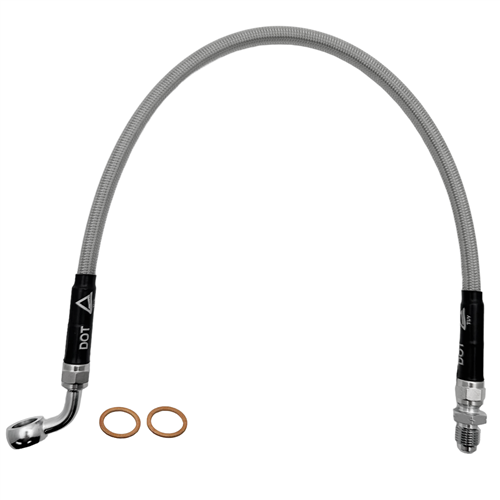 S/S Braided Front Brake Hose, ABS BMW R850GS, R1100GS; 34 32 2 314 744 ...