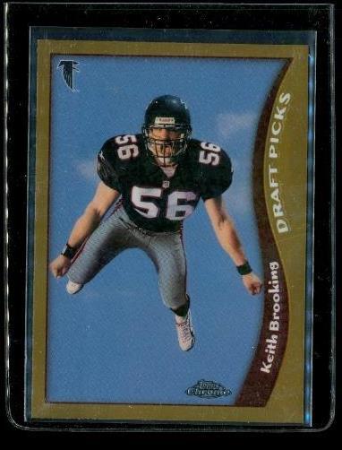 Vintage 1998 TOPPS CHROME Football Card #27 KEITH BROOKING Atlanta ...