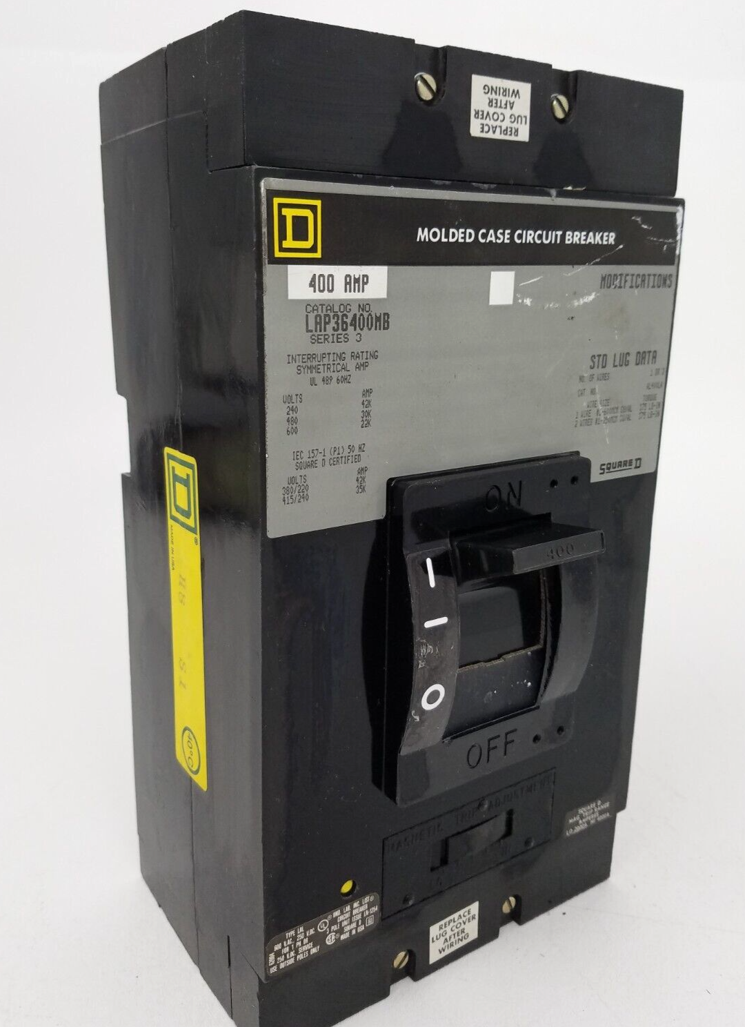 LAP36400MB Square D 400 Amp Circuit Breaker *NEXT DAY OPTION* | eBay