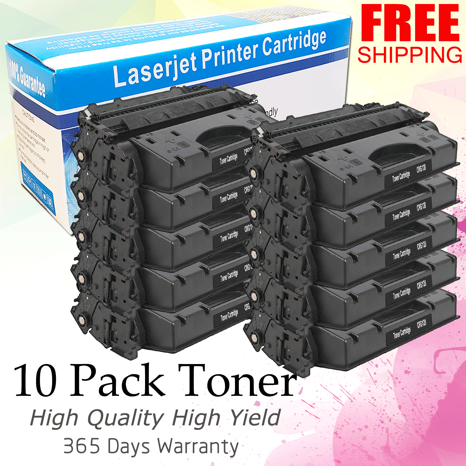 10PK CRG-120 C120 Toner Cartridge For Canon ImageClass D1120 D1520 ...