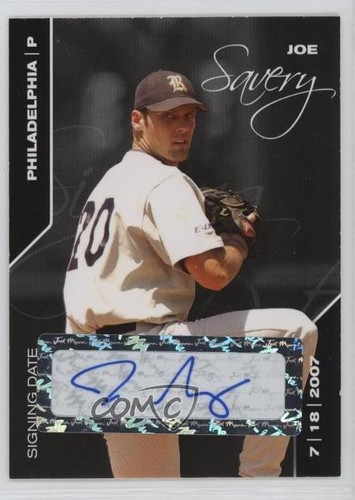 2008 Just Minors Signing Date Black Edition Auto /25 Joe Savery #119 ...