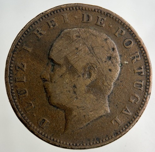 1883 Portugal XX 20 Reis Coin | Collectable Grade | eBay