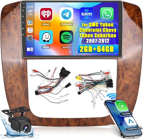 Radio For GMC Yukon Chevy Tahoe Suburban Silverado 2007-12 9" Touchscreen Stereo | eBay