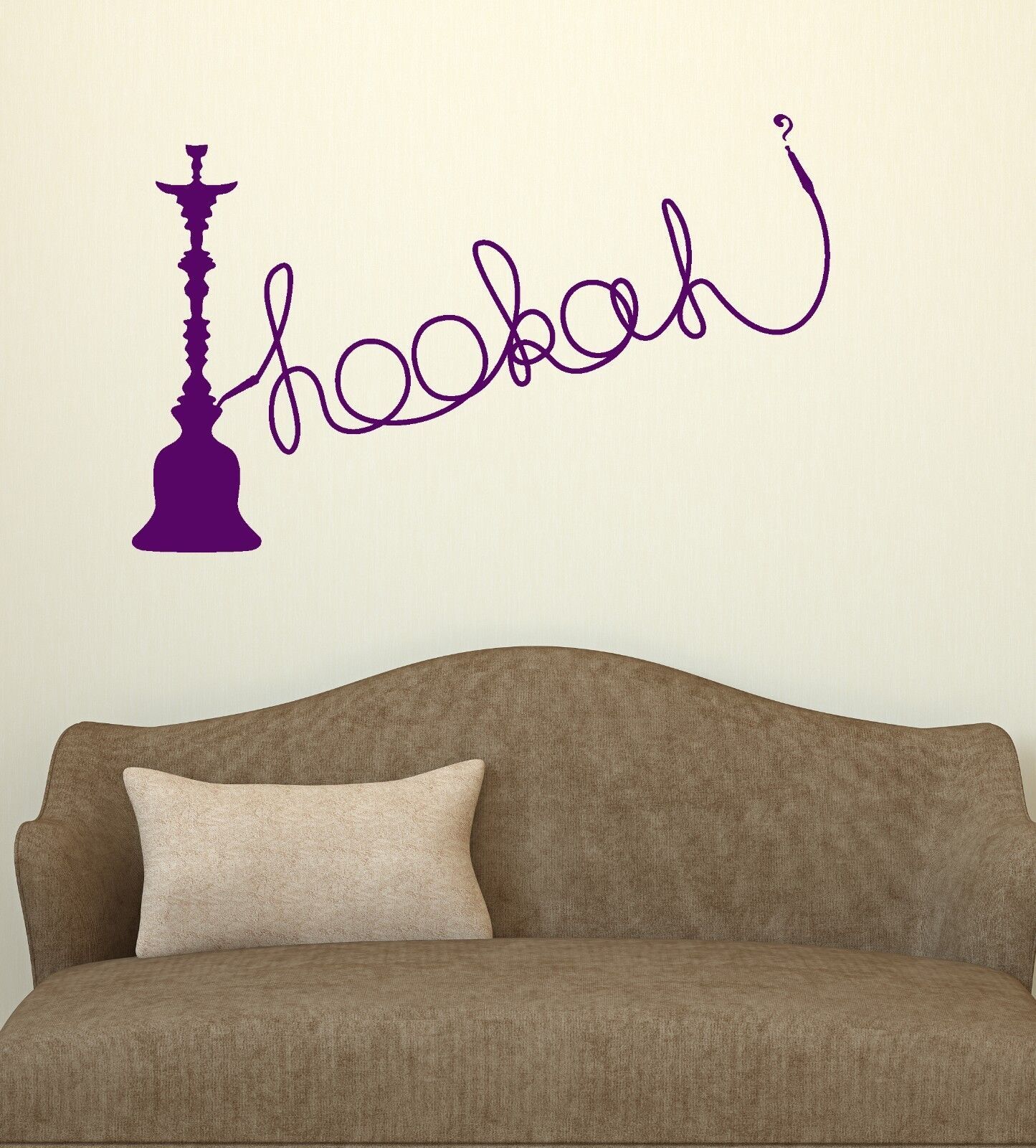 Wall Stickers Shisha Hookah Smoking Smoke Arabic Bar Weed Vinyl Decal ...