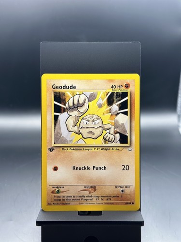 1st Edition Geodude 44/64 Neo Revelation WOTC Pokemon TCG (LP) | eBay