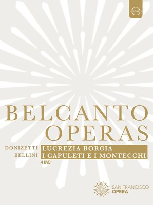 BELCANTO OPERAS(LUCREZIA BORGIA & I CAPULETI 2 DVD NEW DONIZETTI ...