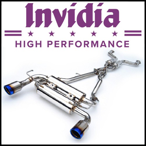 Invidia Gemini Titanium Tip Cat-Back Exhaust System fits 2002-2008 ...
