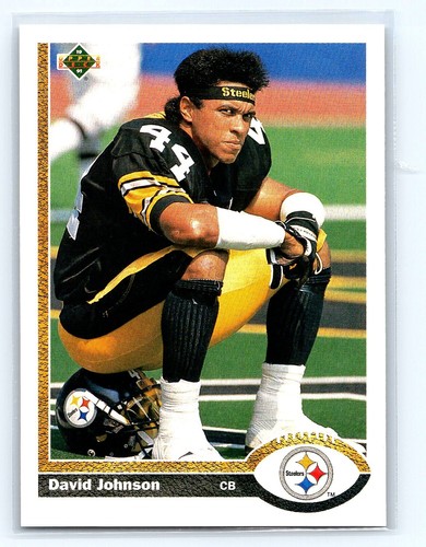 1991 Upper Deck #564 David Johnson Football Pittsburgh Steelers | eBay