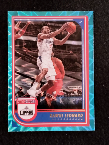 2022/23 HOOPS KAWHI LEONARD TEAL EXPLOSION #178. LOS ANGELES CLIPPERS ...