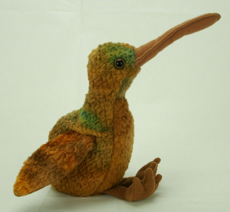 Ty Original Beanie Baby Beak the Kiwi Bird DOB February 3, 1998 Retired ...