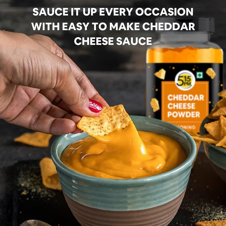 Cheddar Cheese Powder for Pasta,Pizza,Nachos,Fries & Popcorn Seasoning ...