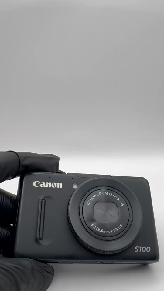 Canon PowerShot S100 12.1MP Digital Camera w Battery & Charger Read ...