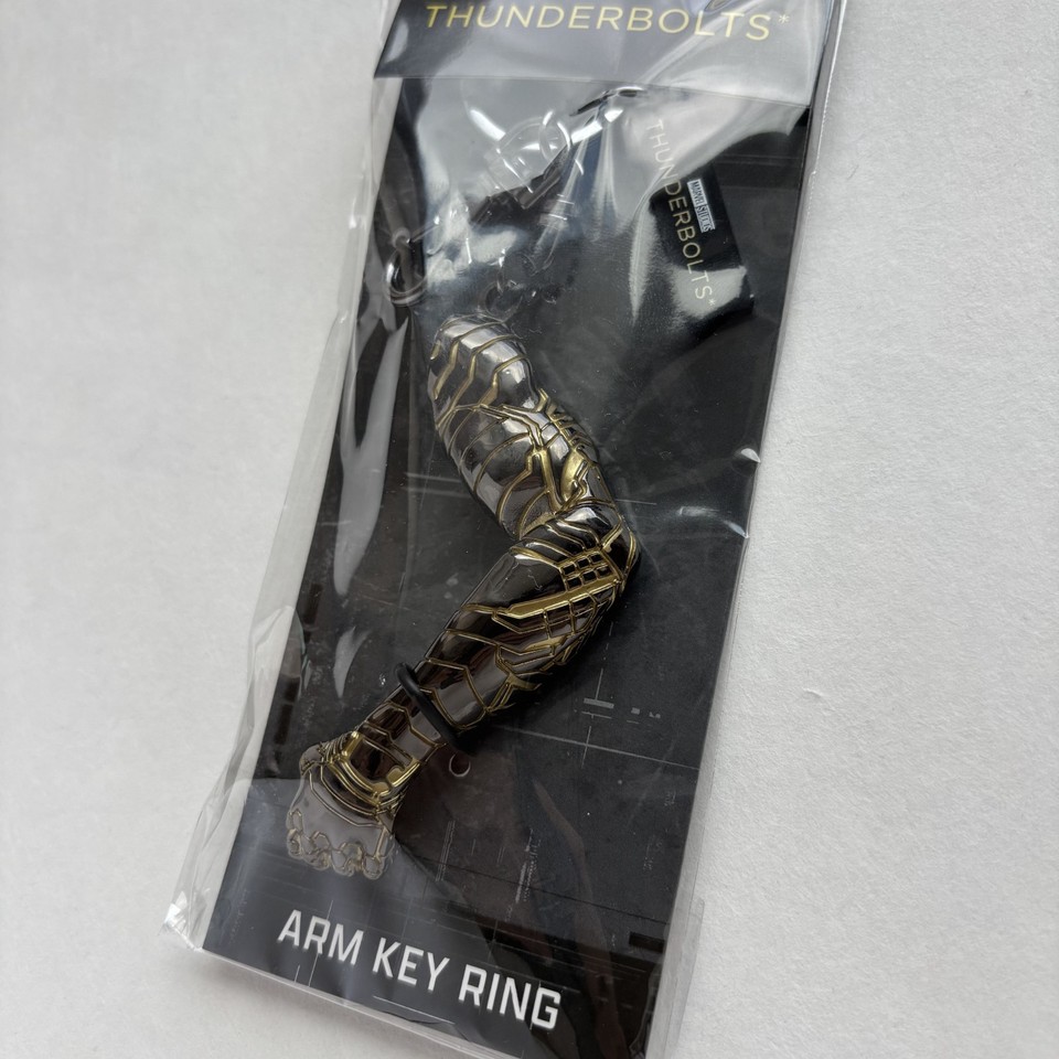 THUNDERBOLTS Bucky Arm Keychain Winter Soldier Key Ring MARVEL Studios ...