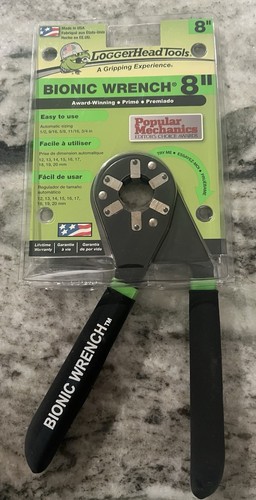 Loggerhead Tools 8 inch Bionic Adjustable Wrench Brand New Unopened ...