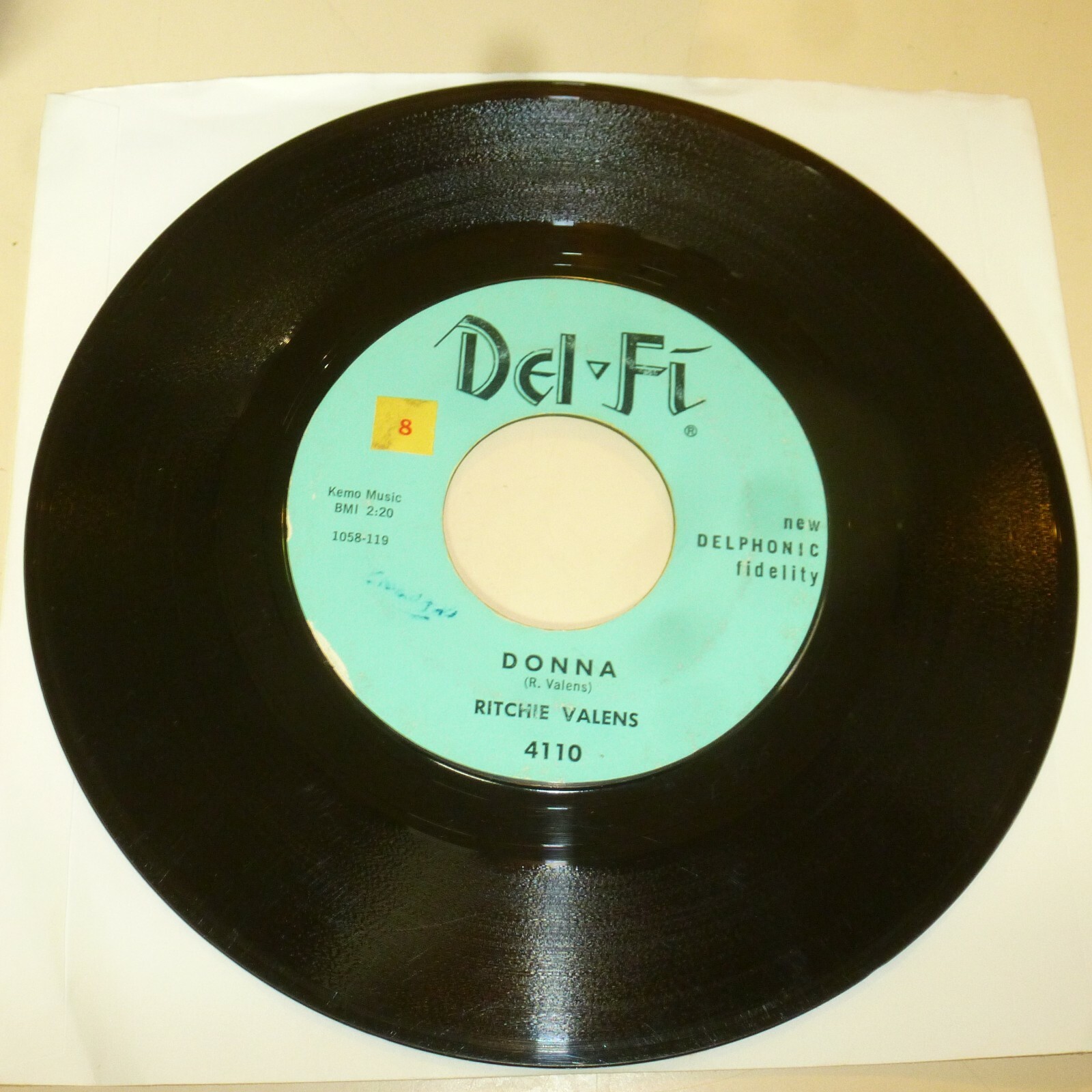 ROCKABILLY 45 RPM RECORD - RITCHIE VALENS - DEL-FI 4110 | eBay