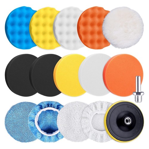 Superior 16PCS Sponge Buffing Kit Set for Professional For Car For Care ...