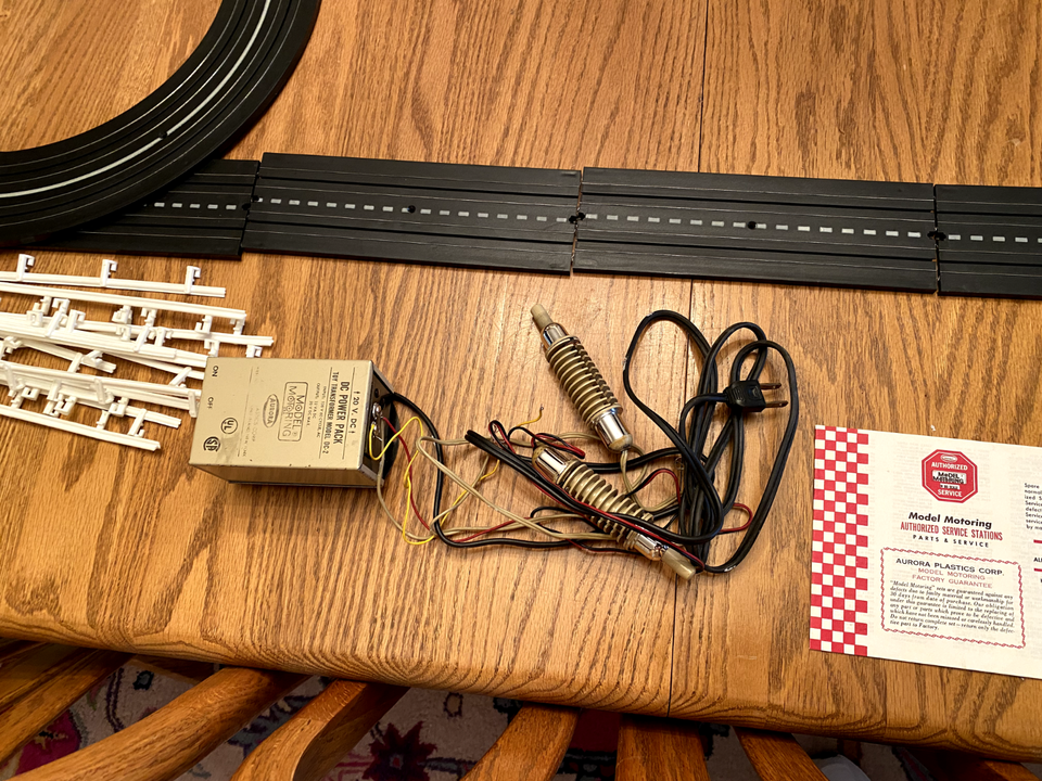 Aurora Model Motoring Golden Gate HO TJET Slot Car Set - Vintage 1966 ...