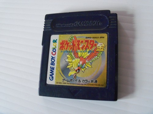 Nintendo Gameboy Color Pokemon Gold GB Japan Pocket Monsters Game ...