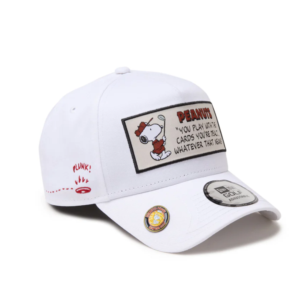 NEW ERA 9FORTY A-Frame On Par Peanuts Snoopy Golf Cap Hat 14344511 ...