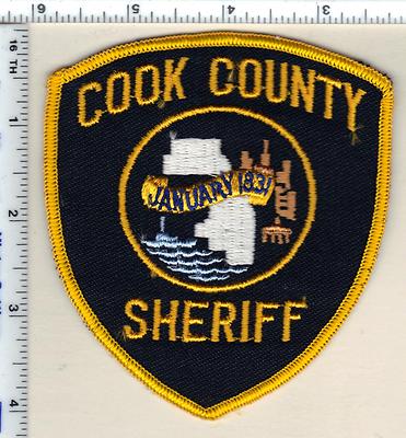 Cook County Sheriff (Illinois) Uniform Take-off Shoulder Patch from ...